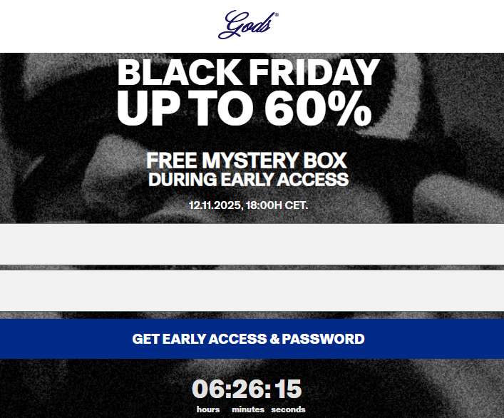 FAKE GODS Pre-Black Friday: ¡Hasta 60% + MISTERY BOX GRATIS! 120 ...